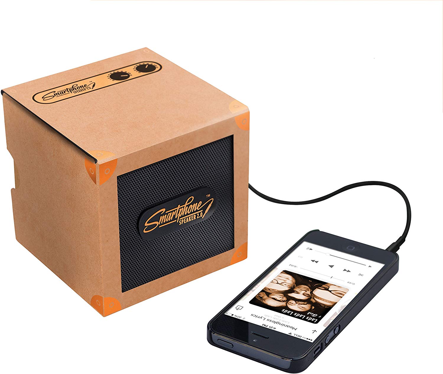 Smart Phone Speaker Box, AUX compatible, wired for iPhone/Android and ...