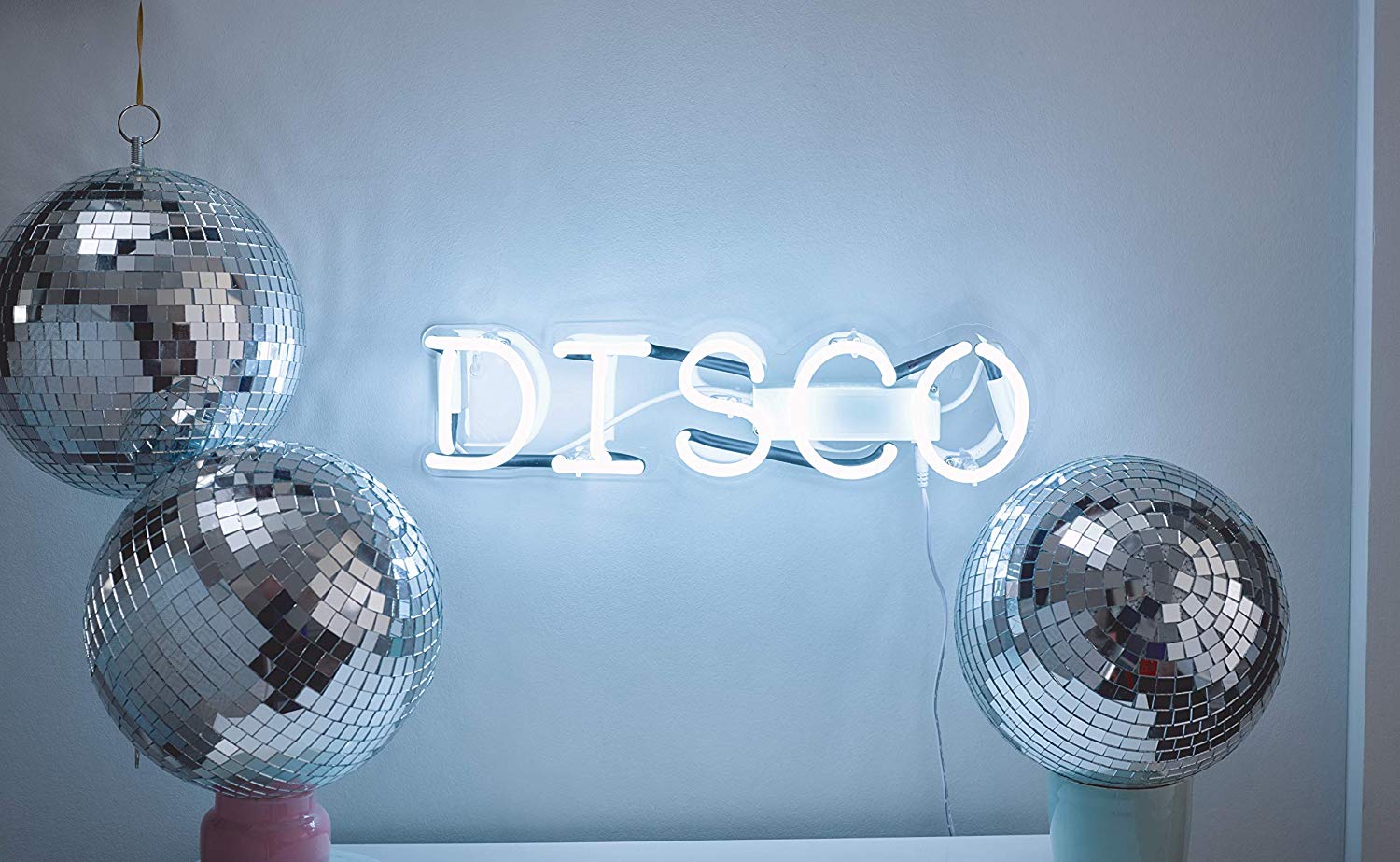 Talking Tables Party Illuminations Neon ‘Disco’ Light, 37Cm, Uk Power ...