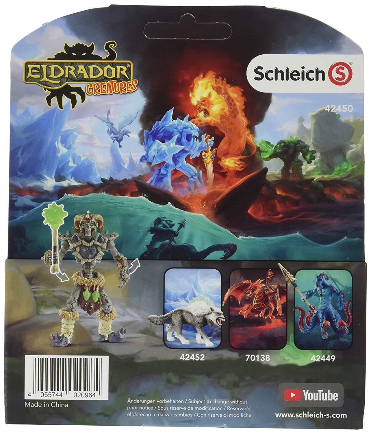 Schleich Eldrador 42450 Stone skeleton with weapon – BigaMart
