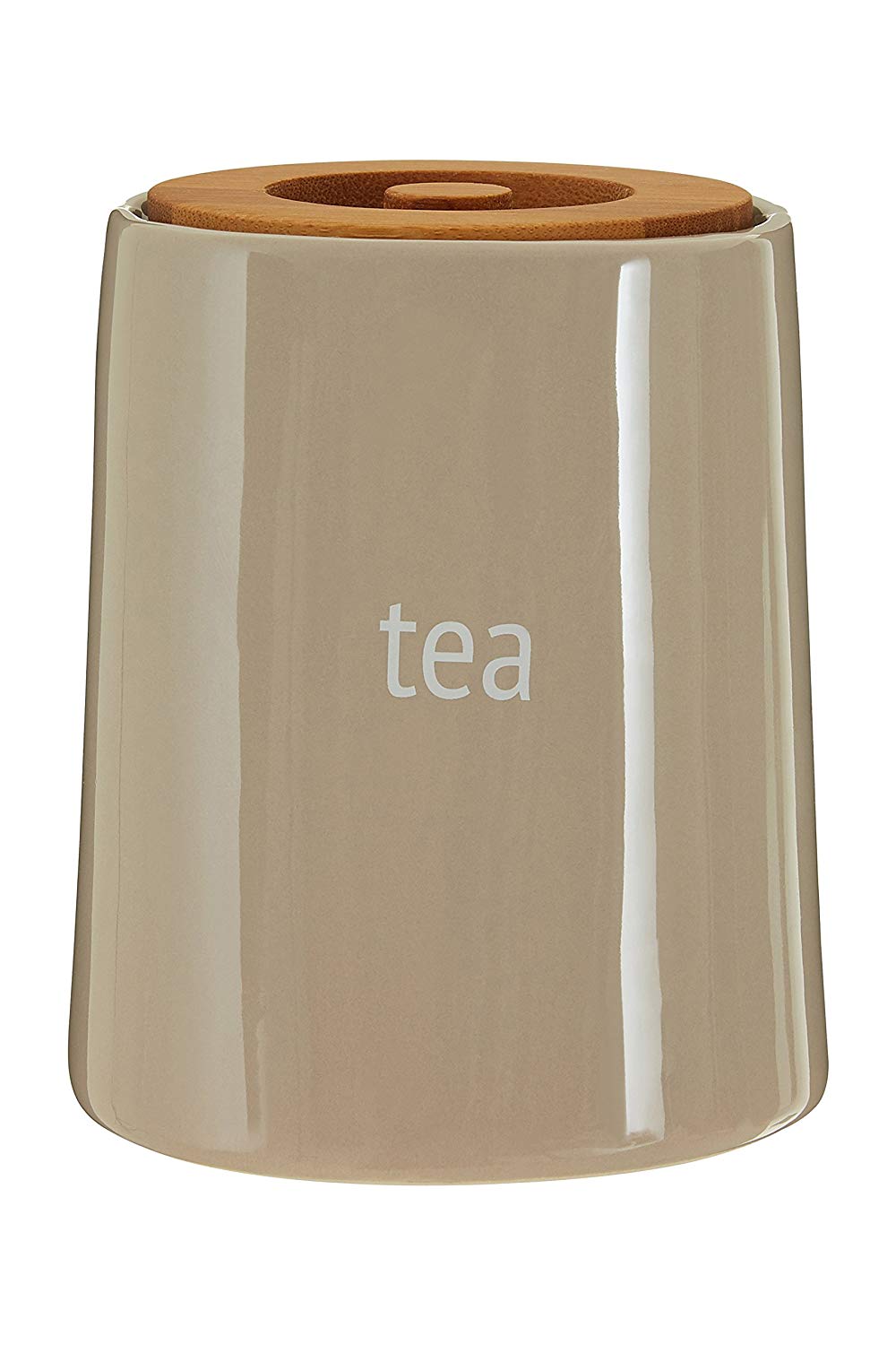 Premier Housewares Fletcher Tea Canister – Beige – BigaMart