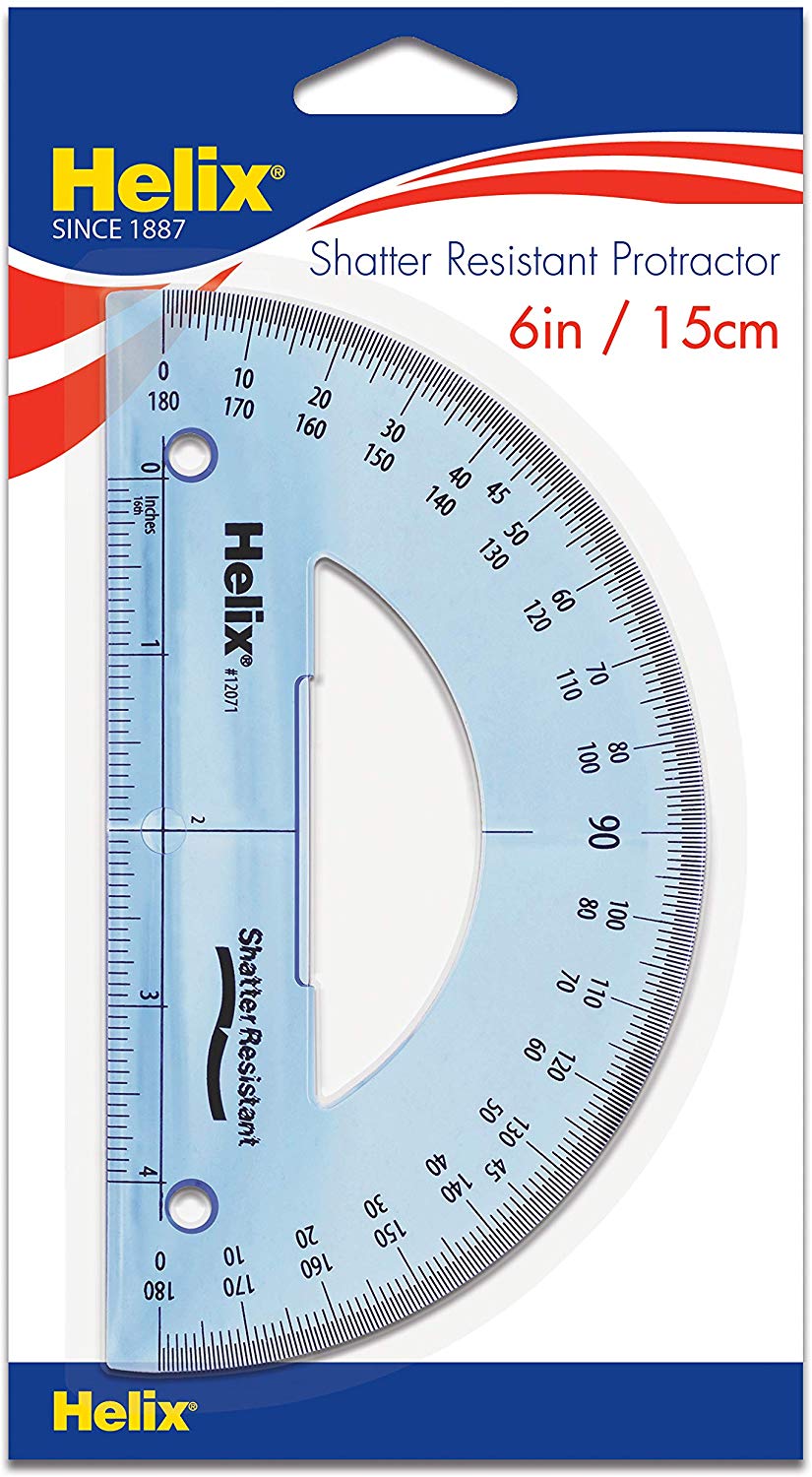 Helix 15cm 180 degree Protractor – BigaMart