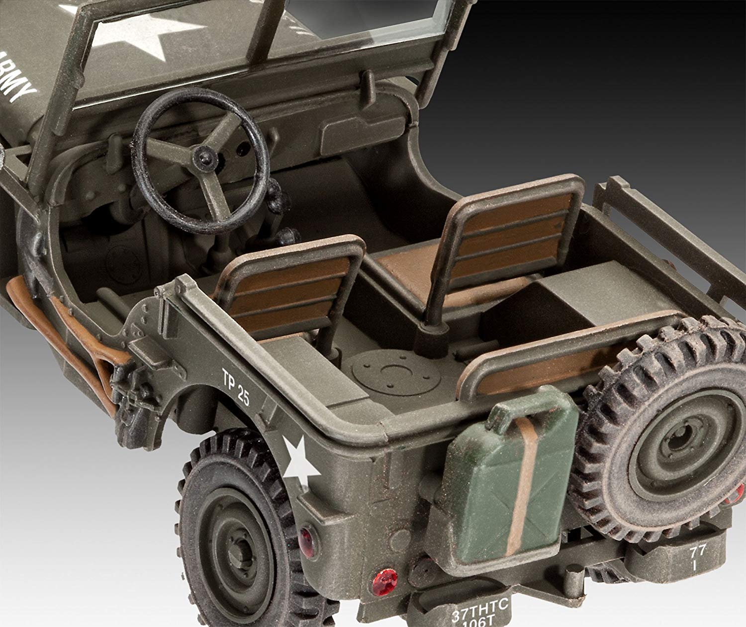 Revell 03260 – M34 Tactical Truck & Off Road Vehicle 1: 35 Scale Model ...