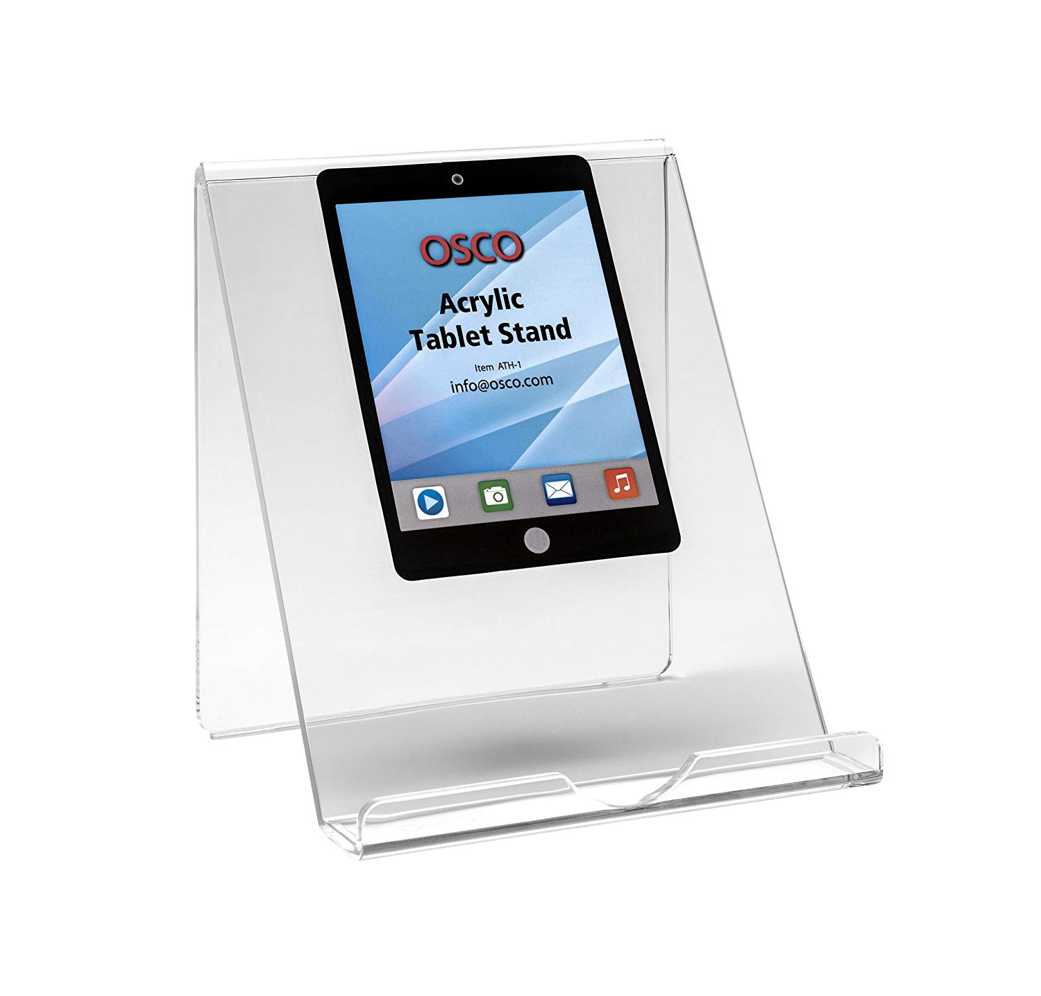 OSCO ATH-GL Glass Look Acrylic Tablet Holder – BigaMart