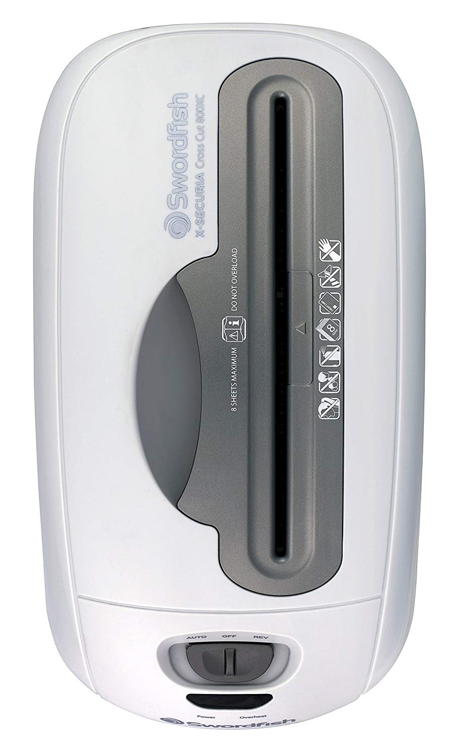 Swordfish 40300 X-Securia 800XC 8 Sheet Cross Cut Paper/Document ...