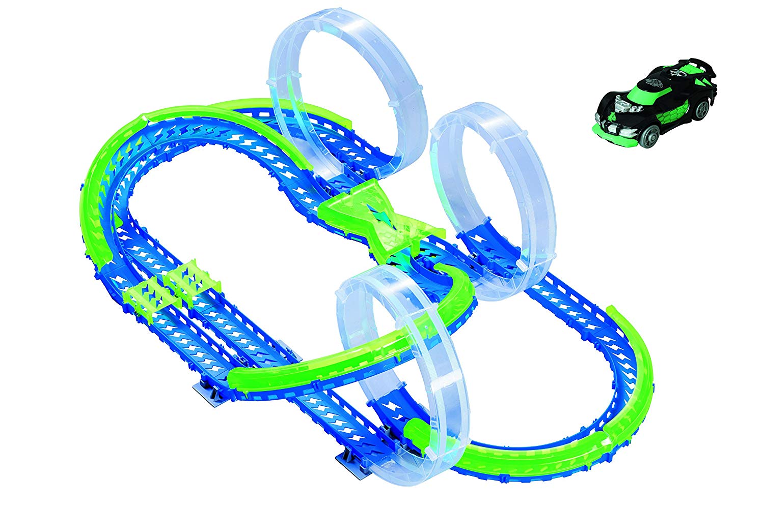 Wave Racers – Triple Sky Loop Raceway Track Set – BigaMart