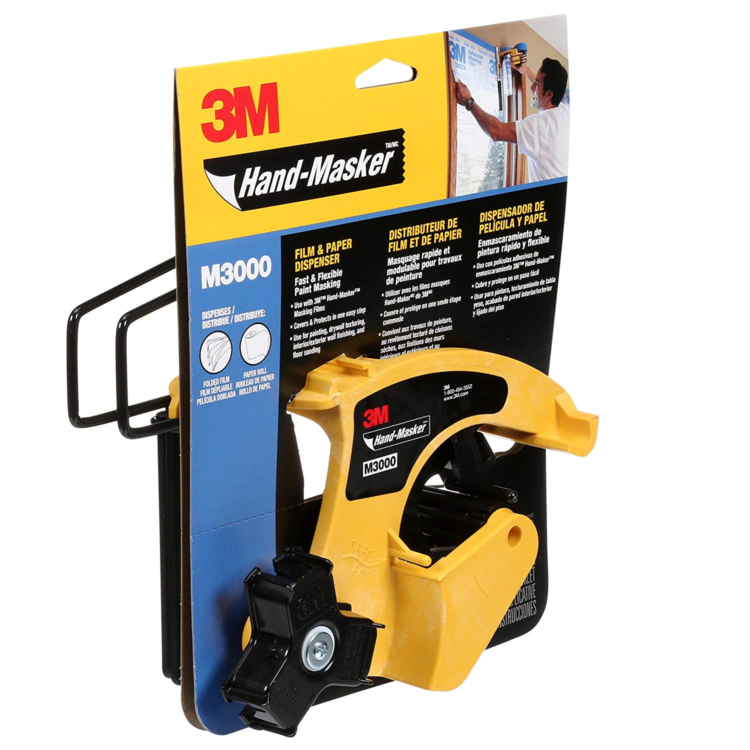 3M Hand-Masker M3000 tool for masking film and paper, all tapes widths ...