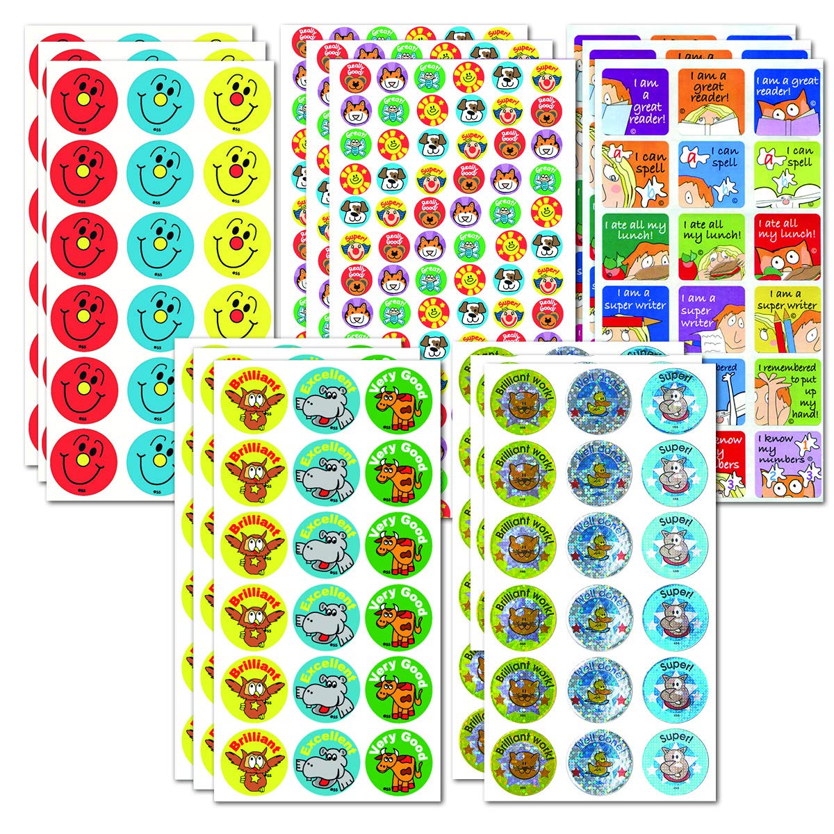 Sticker Solutions Characters Reward Stickers (Pack of 450) – BigaMart