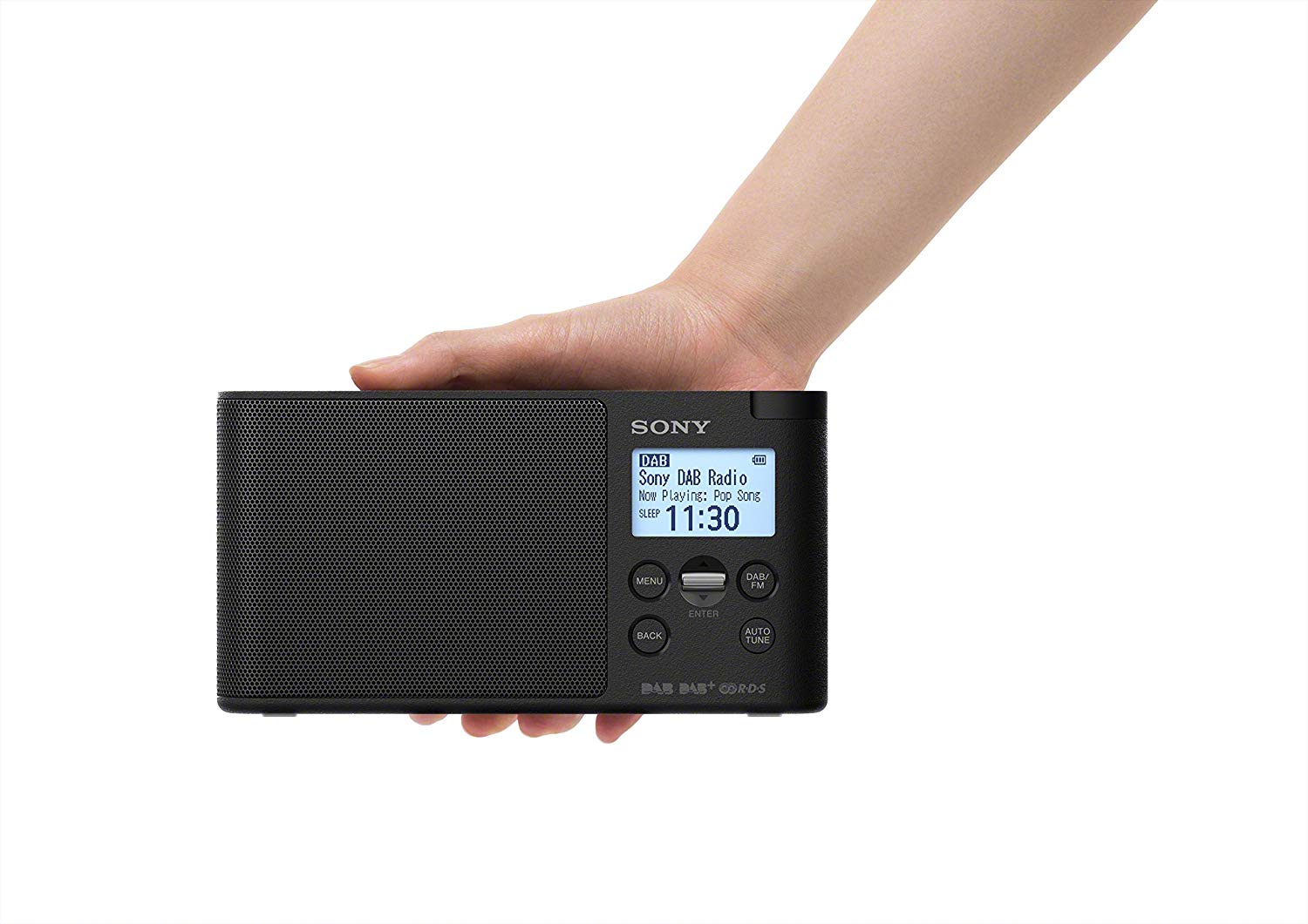 Sony XDR-S41D Portable DAB/DAB+ Wireless Radio with LCD Display – Black ...