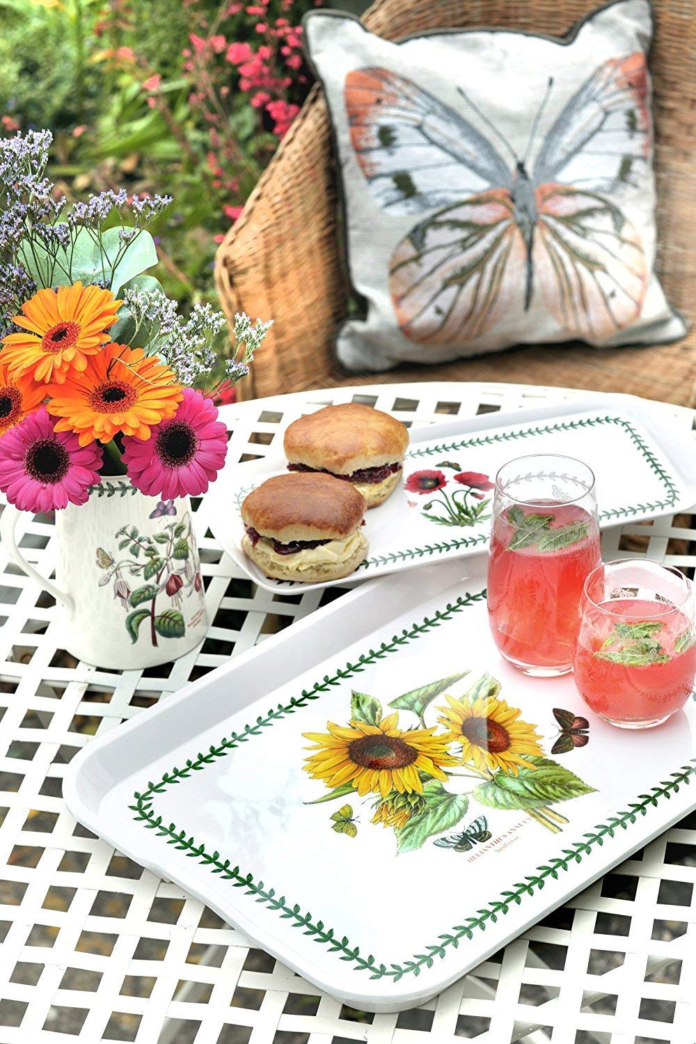 Portmeirion Home & Gifts BG Sandwich Tray-Poppy, Multi-Colour – BigaMart