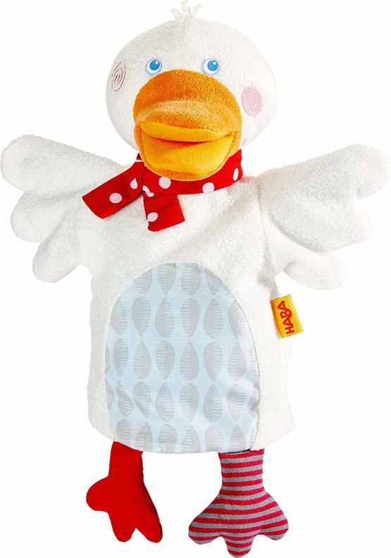 Haba Glove Puppet Gallivanting Goose, Animal Hand Puppets, 303137 ...