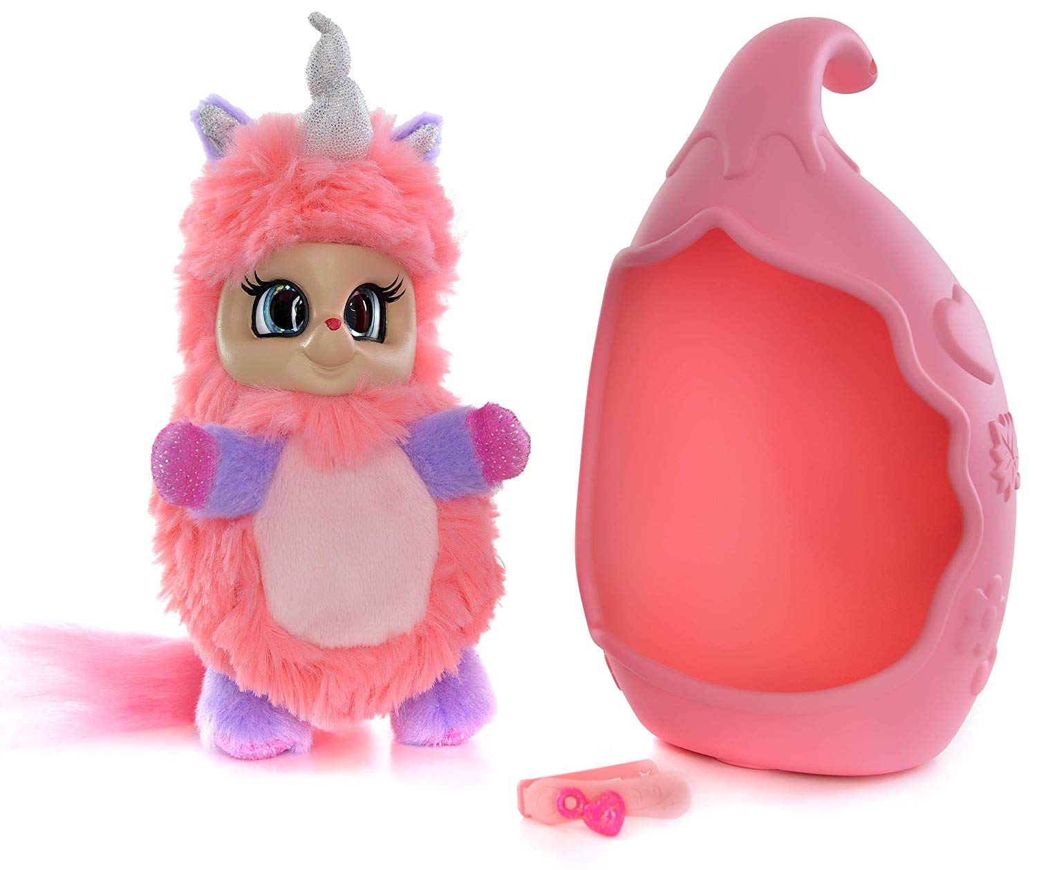 Bush Baby World Friends Ula the Unicorn Soft Toy with Sleepy Pod – BigaMart