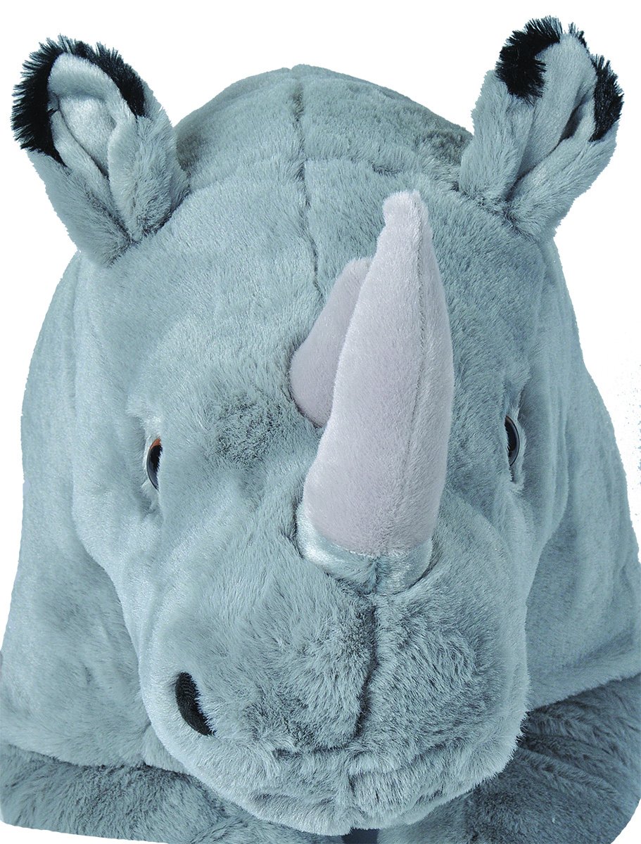 Wild Republic Jumbo Rhino Giant Plush Soft Toy, Gifts for Kids, 76 cm ...