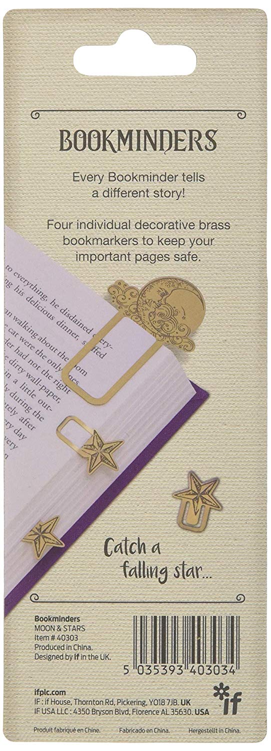 Bookminders Page Markers – Moon & Stars – BigaMart