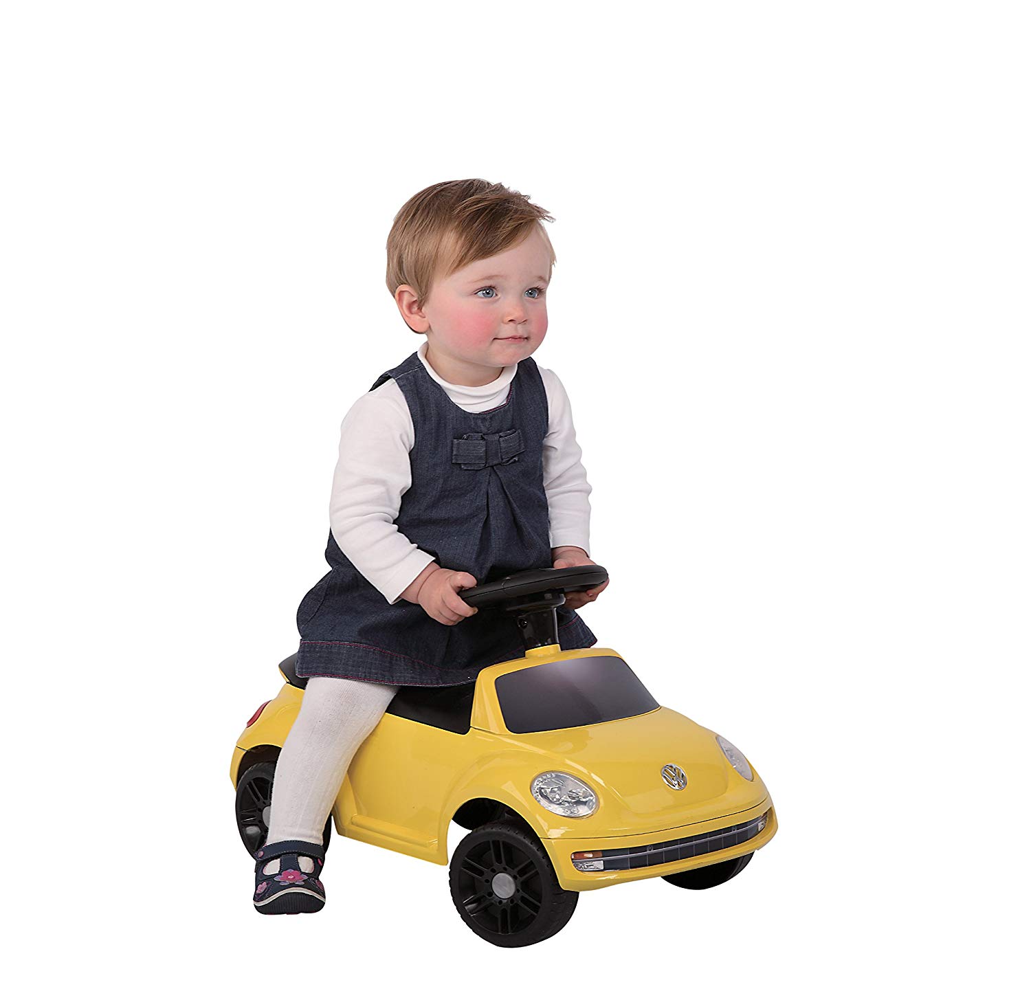 ROLLPLAY Ride-On Car with Sound Effects, Foot-to-Floor, For Children 1 ...
