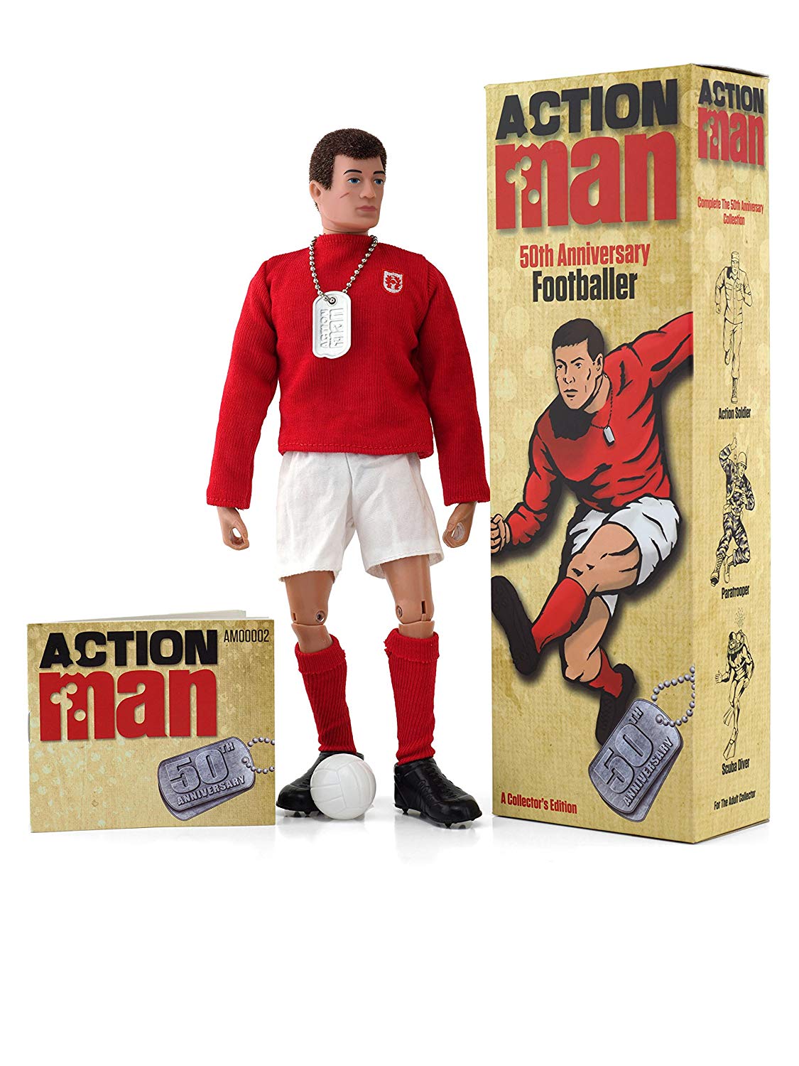 Action Man AM713 50th Anniversary Footballer Figure - BigaMart