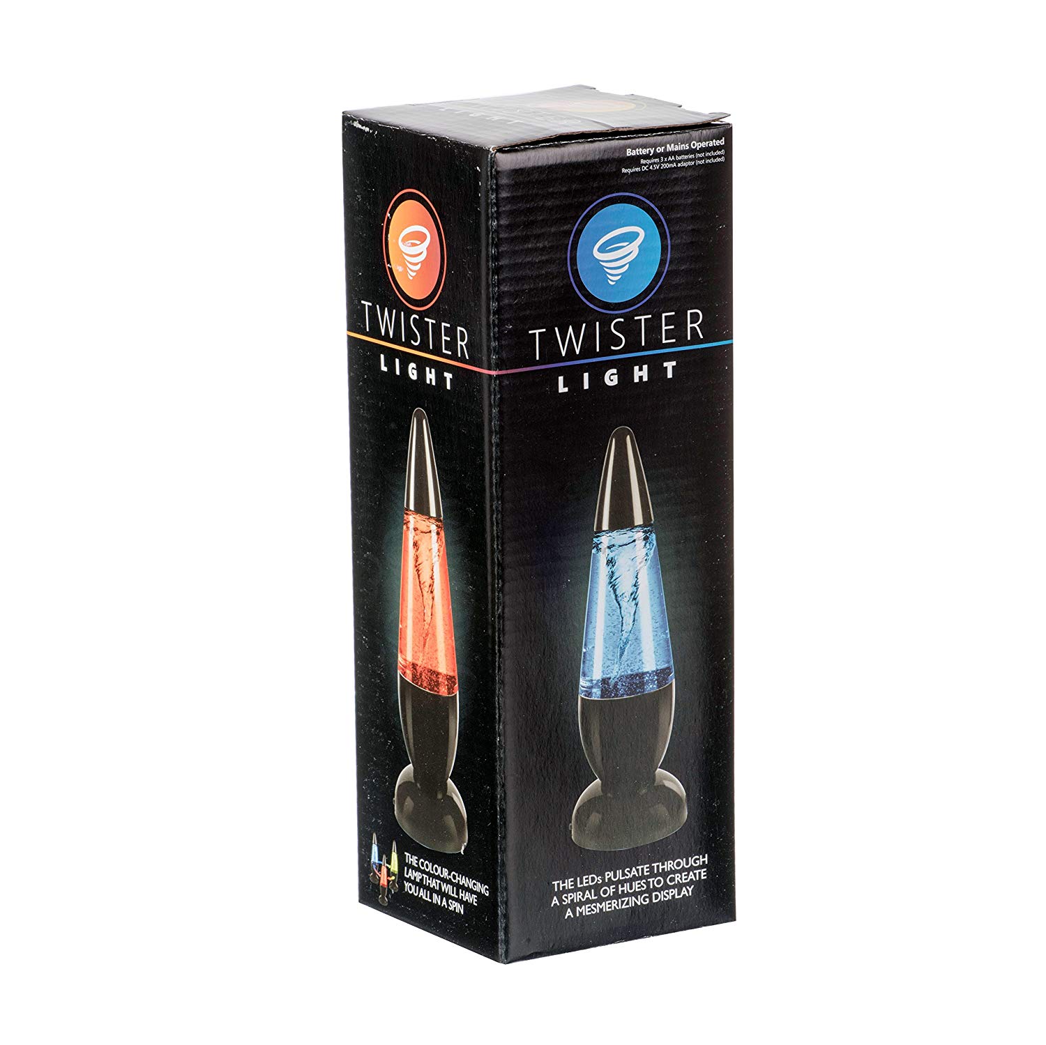 Funtime Gifts Twister Water Tornado LED Colour-Changing Lava Lamp ...