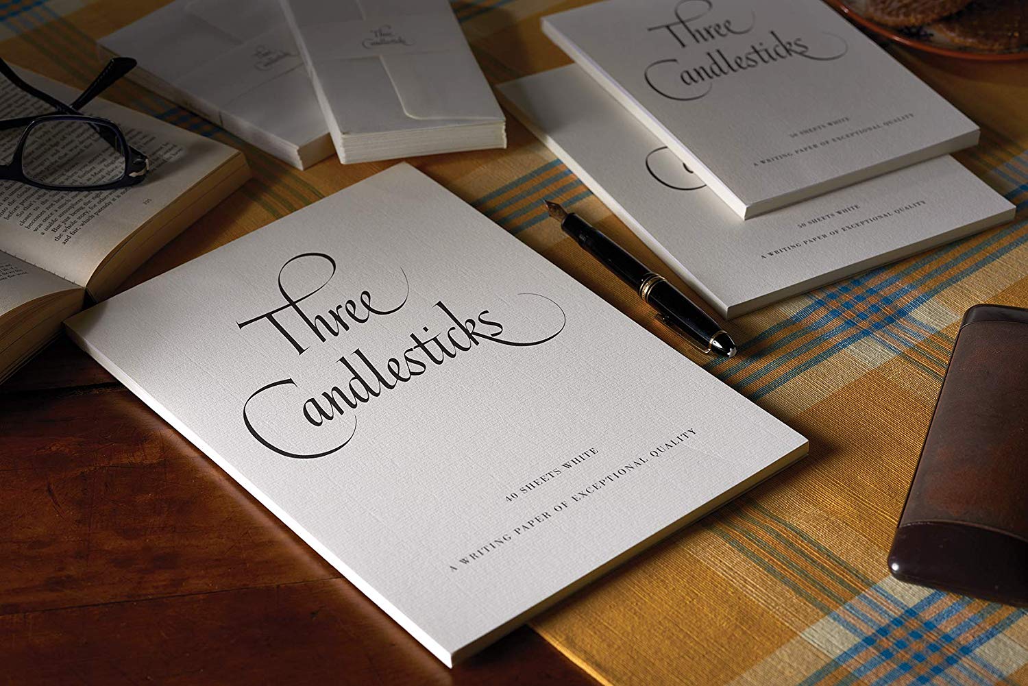 Three Candlesticks A4 Writing Pad, 40 Sheets – BigaMart