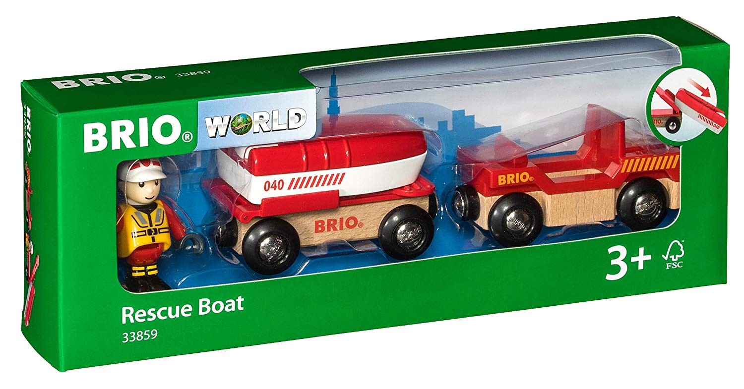 BRIO World Fire & Rescue – Rescue Boat – BigaMart