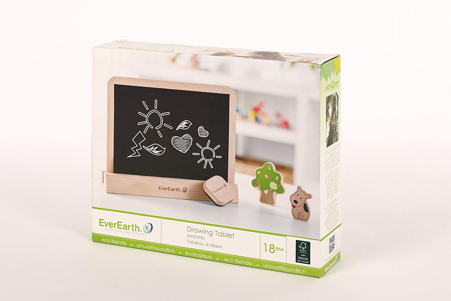 EverEarth Wooden Drawing Tablet EE33679 – BigaMart