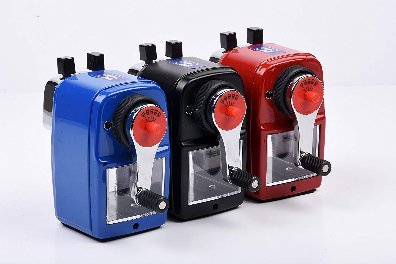 Helix Metal Desktop Sharpener for Standard and Jumbo Pencils (Assorted ...