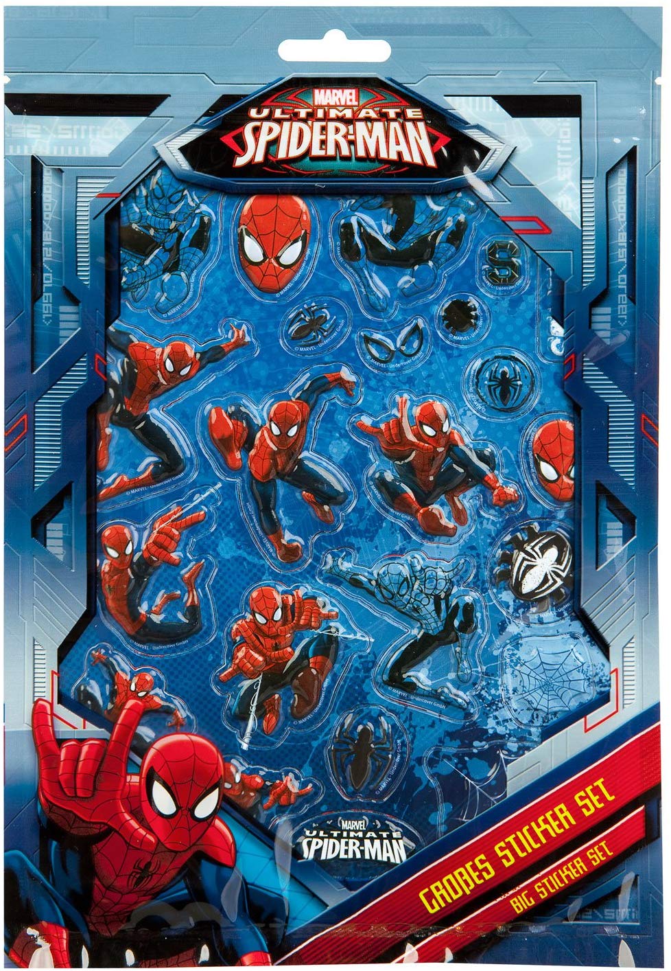 Undercover SPJU0031 Marvel Spider-Man Large Sticker Set – BigaMart