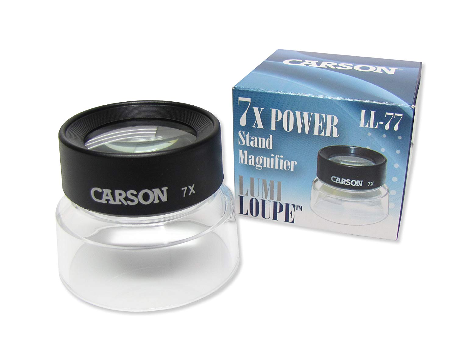 Carson LL-77 7x LumiLoupe Power Stand Magnifier Loupe – BigaMart