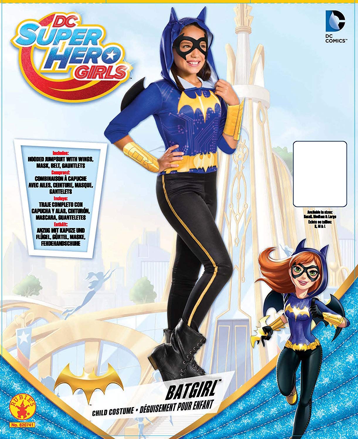 Rubie’s Official DC Super Hero Girl’s Batgirl Costume – Small – BigaMart