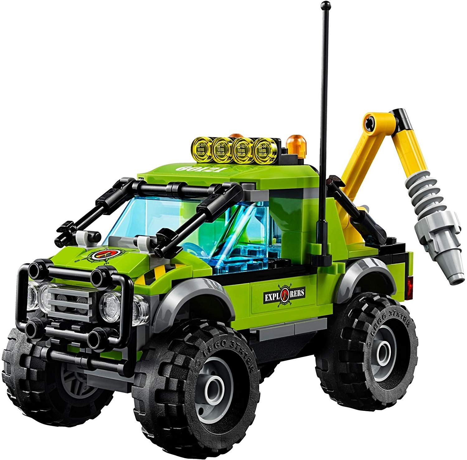 LEGO 60121 City In/Out Volcano Exploration Truck Construction Set ...