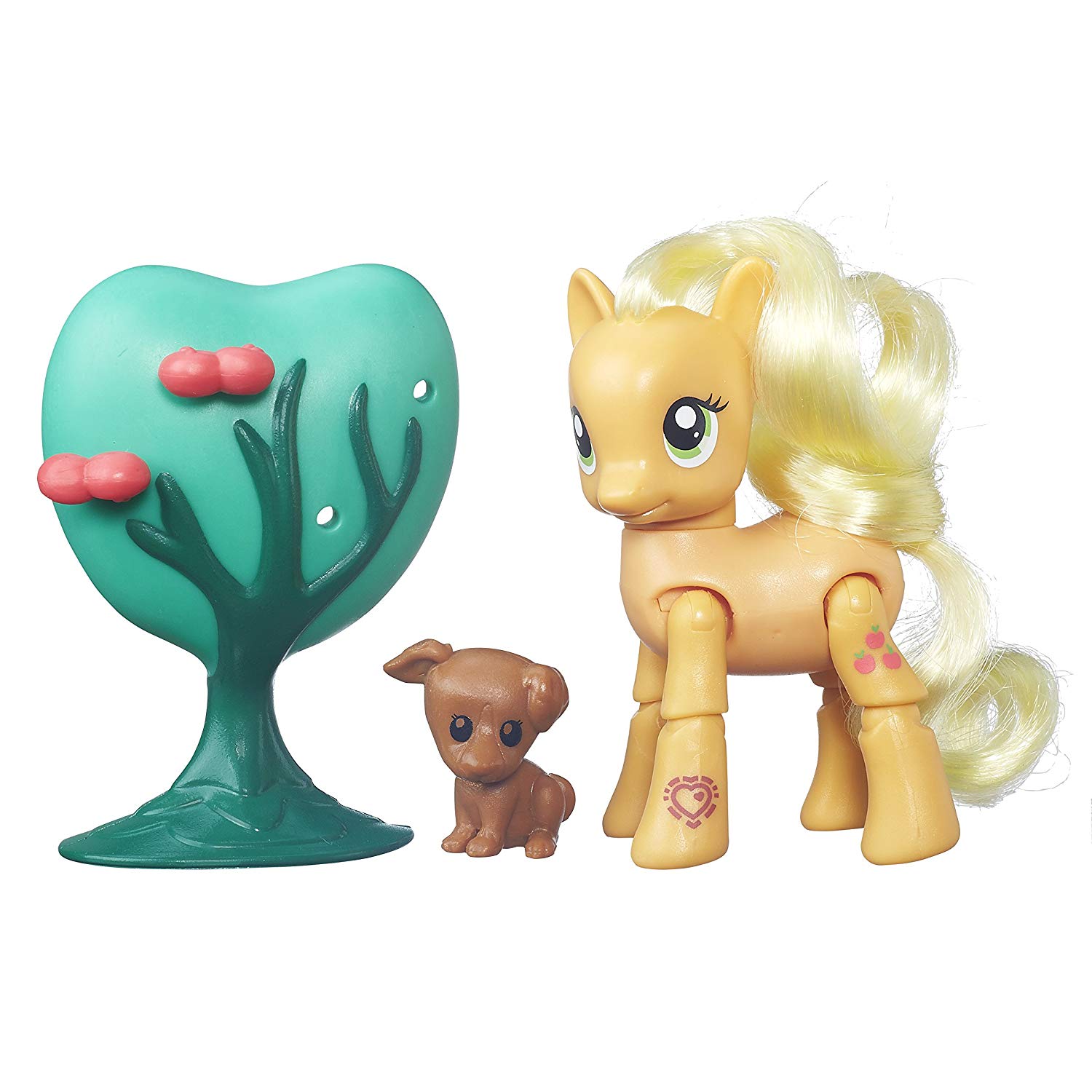 MY LITTLE PONY Friendship Is Magic Applejack Apple Bucking Poseable ...