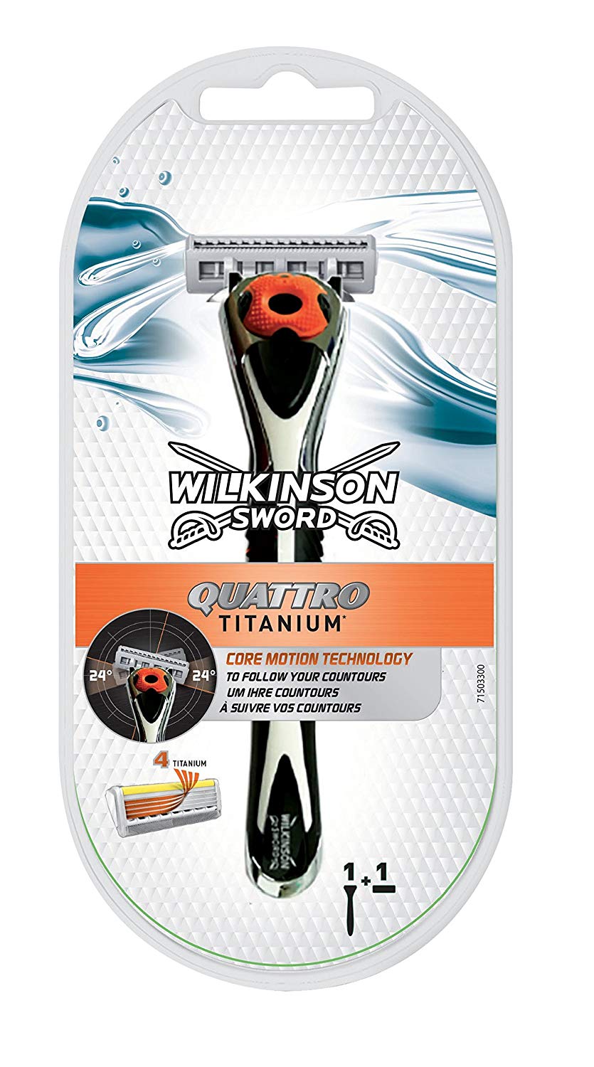 Wilkinson – Quattro Titanium Core Motion – Men’s Razor – BigaMart