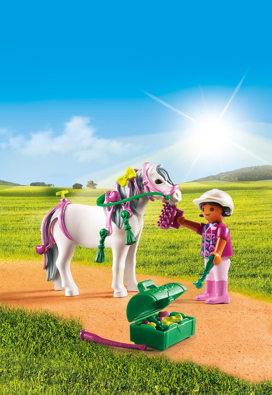 Playmobil 6969 Collectable Groomer with Heart Pony – BigaMart