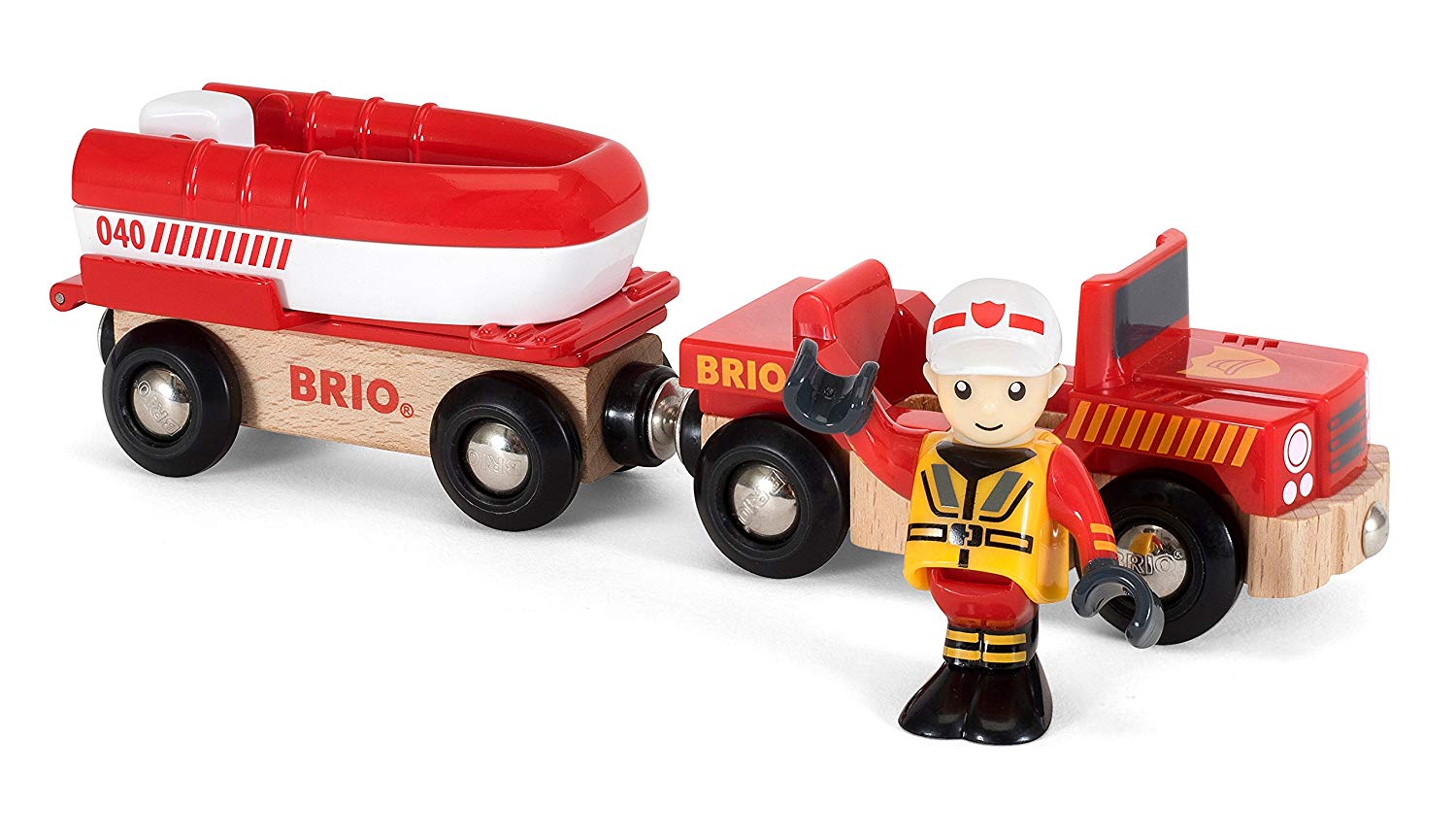 BRIO World Fire & Rescue – Rescue Boat – BigaMart
