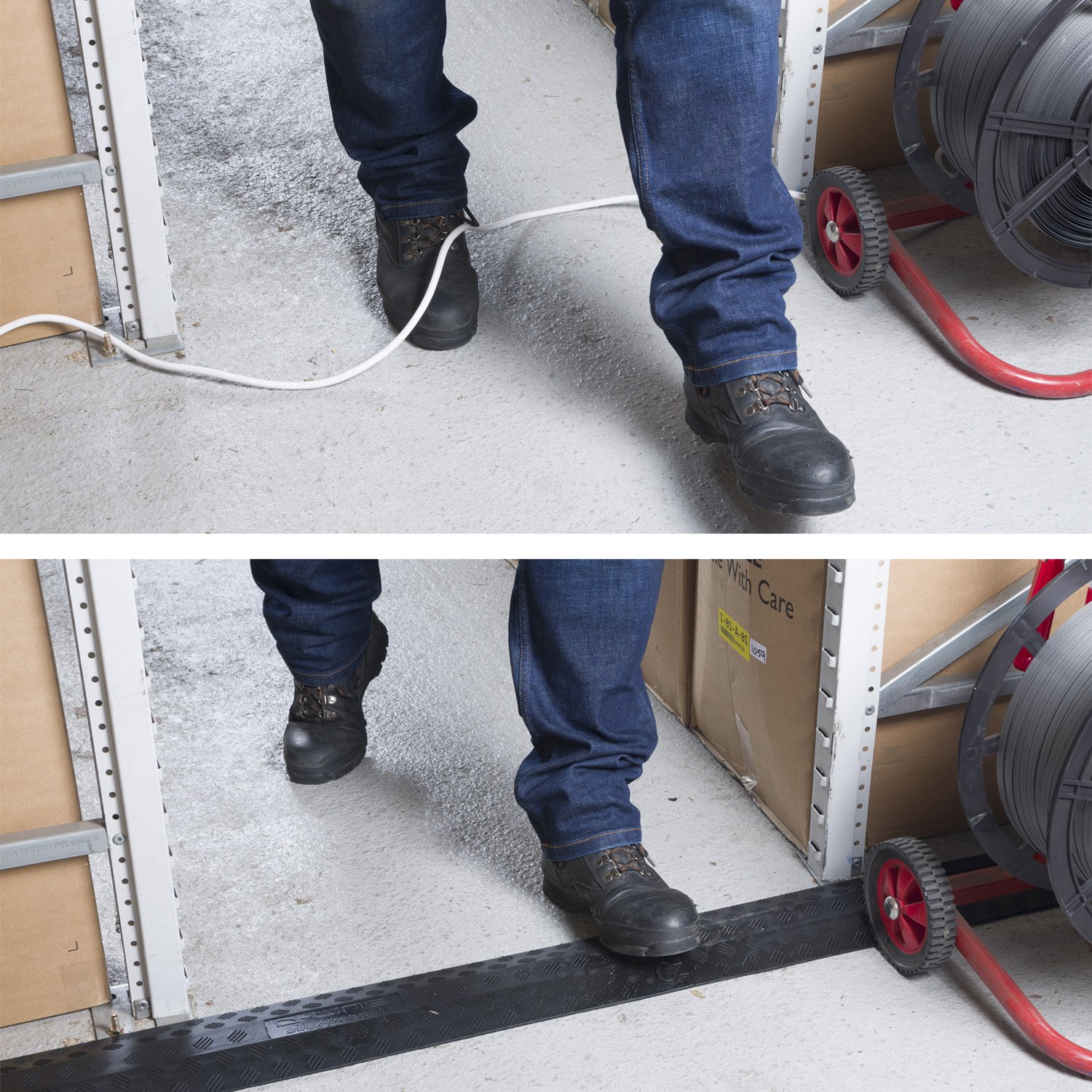 D-Line DO-1B765 Single Channel Dropover Cable Protector | Cable Cover ...