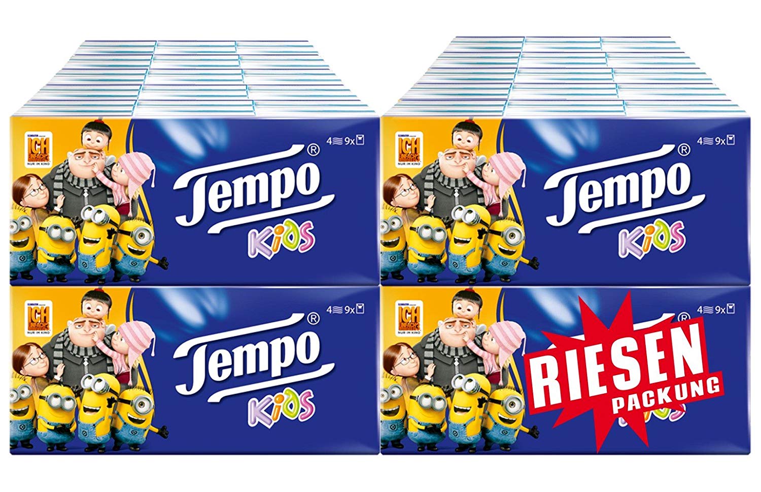 Pack of 40 tissues with 4 Layers for Kids by Tempo, mega Pack – BigaMart