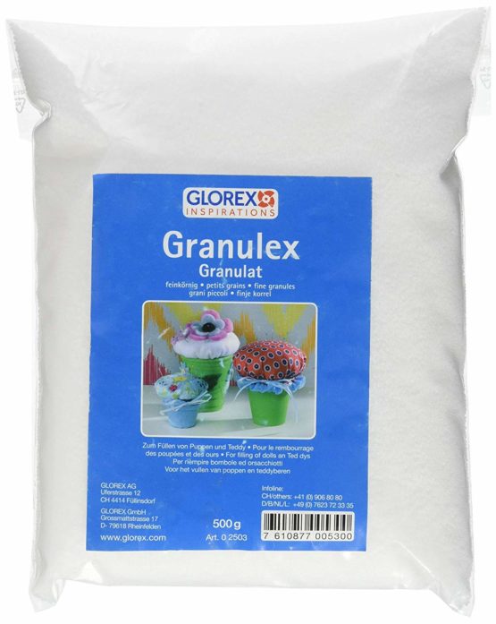 Glorex Granulex 500g White 14 x 14 x 5.5 cm, 16 Units – BigaMart