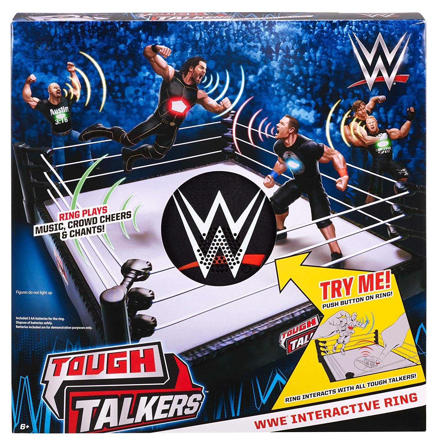 WWE DXH00 Tough Talkers Interactive Ring – BigaMart