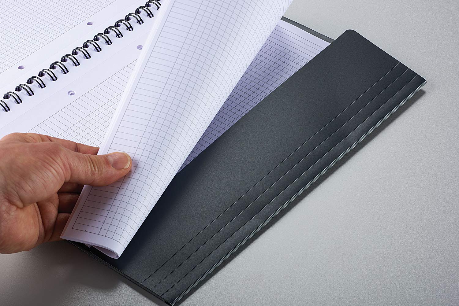 OXFORD 100100362 Meetingbook International A4 + checkered 4-fold ...