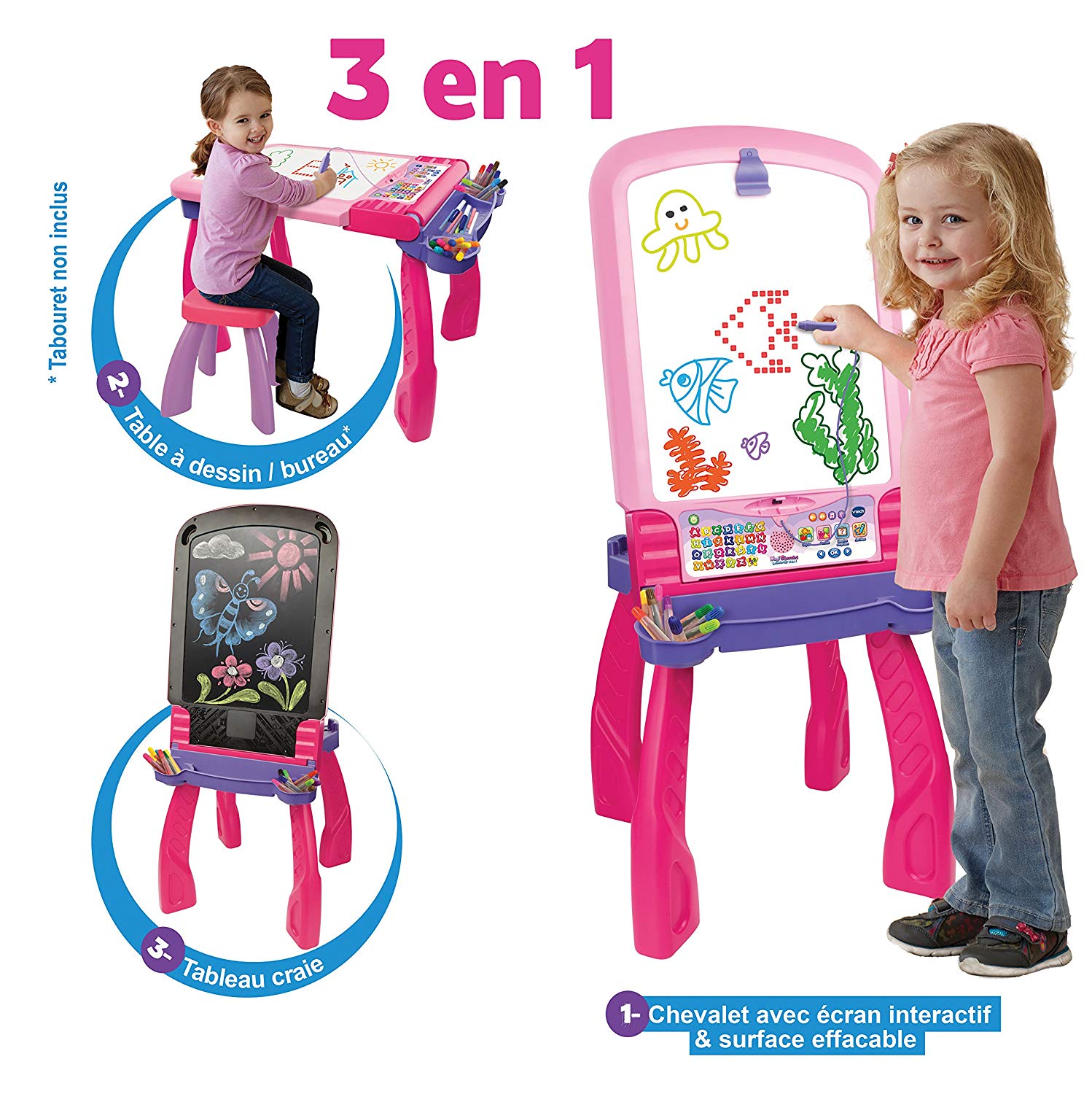 Vtech Magi Interactive Easel – 3 in 1, (French Version) – BigaMart