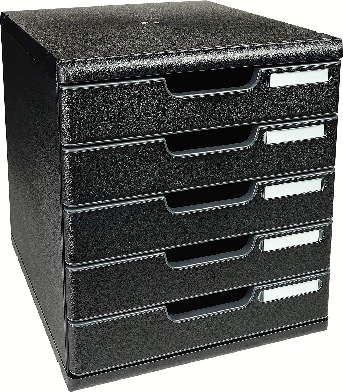 Exacompta Modulo A4 ECOBlack, 5 Closed Drawers – Black – BigaMart