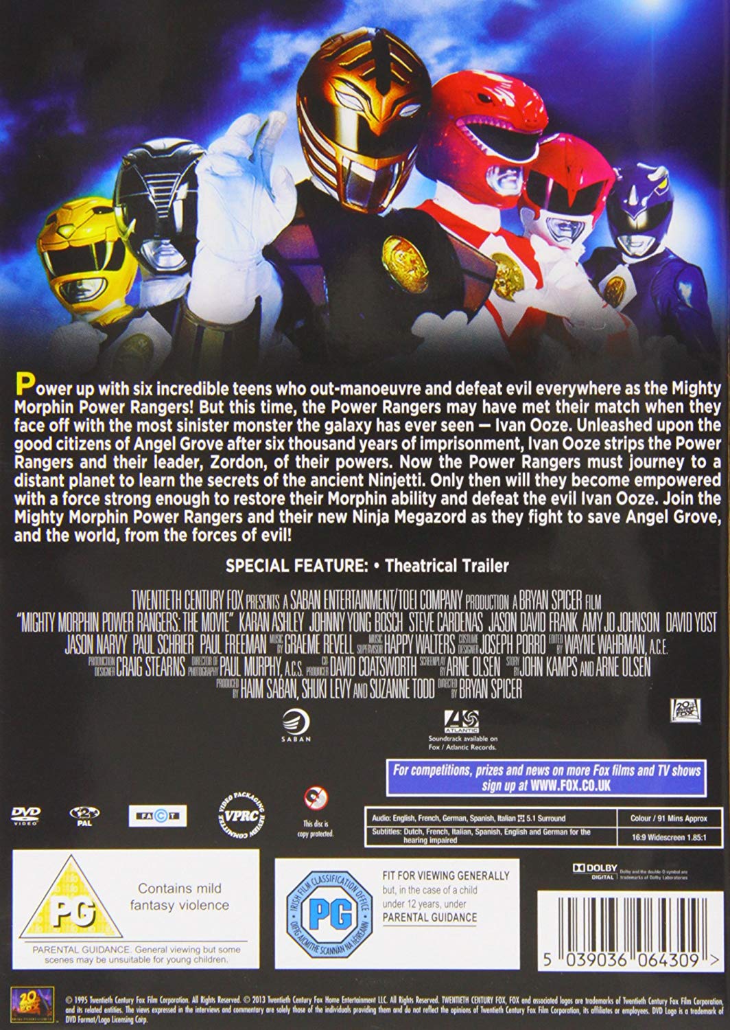 Power Rangers Movie DVD – BigaMart