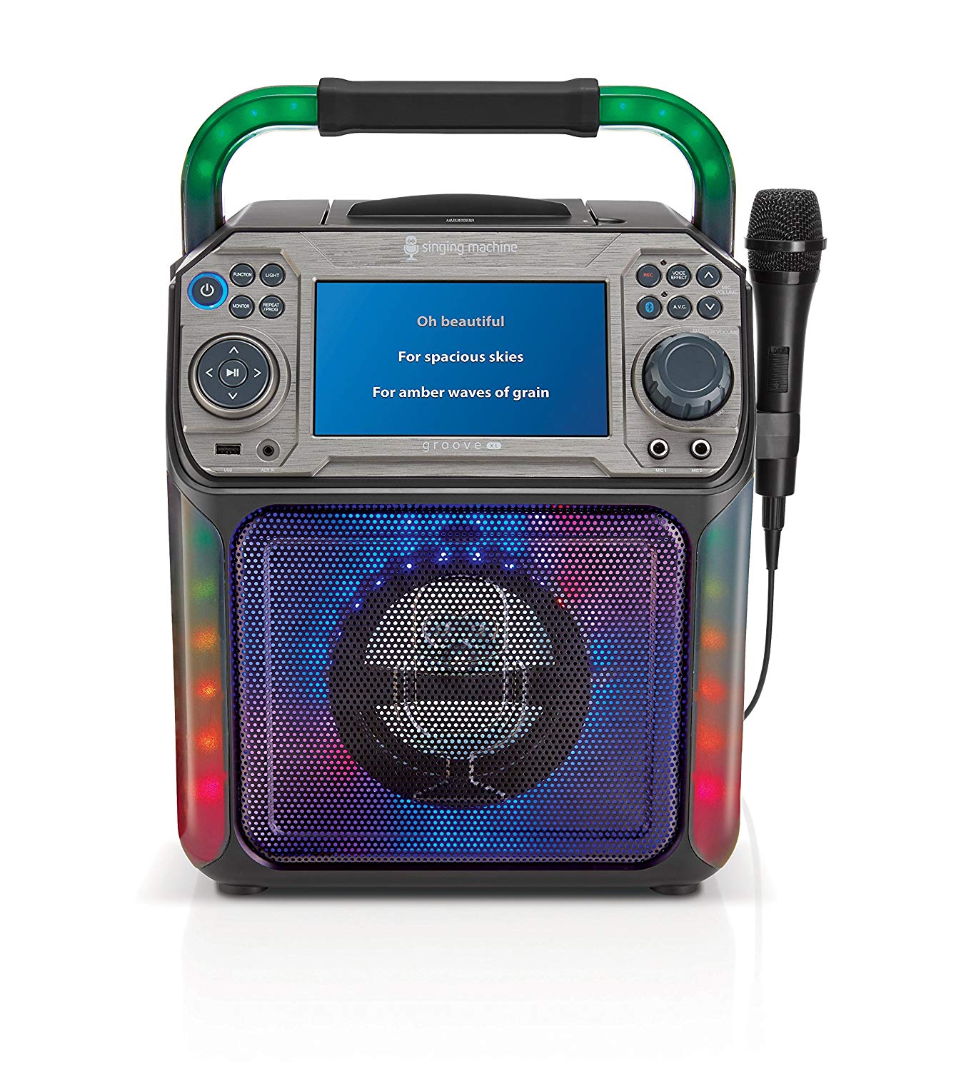 Singing Machine STVG782BK CD Bluetooth Karaoke Machine with inbuilt ...