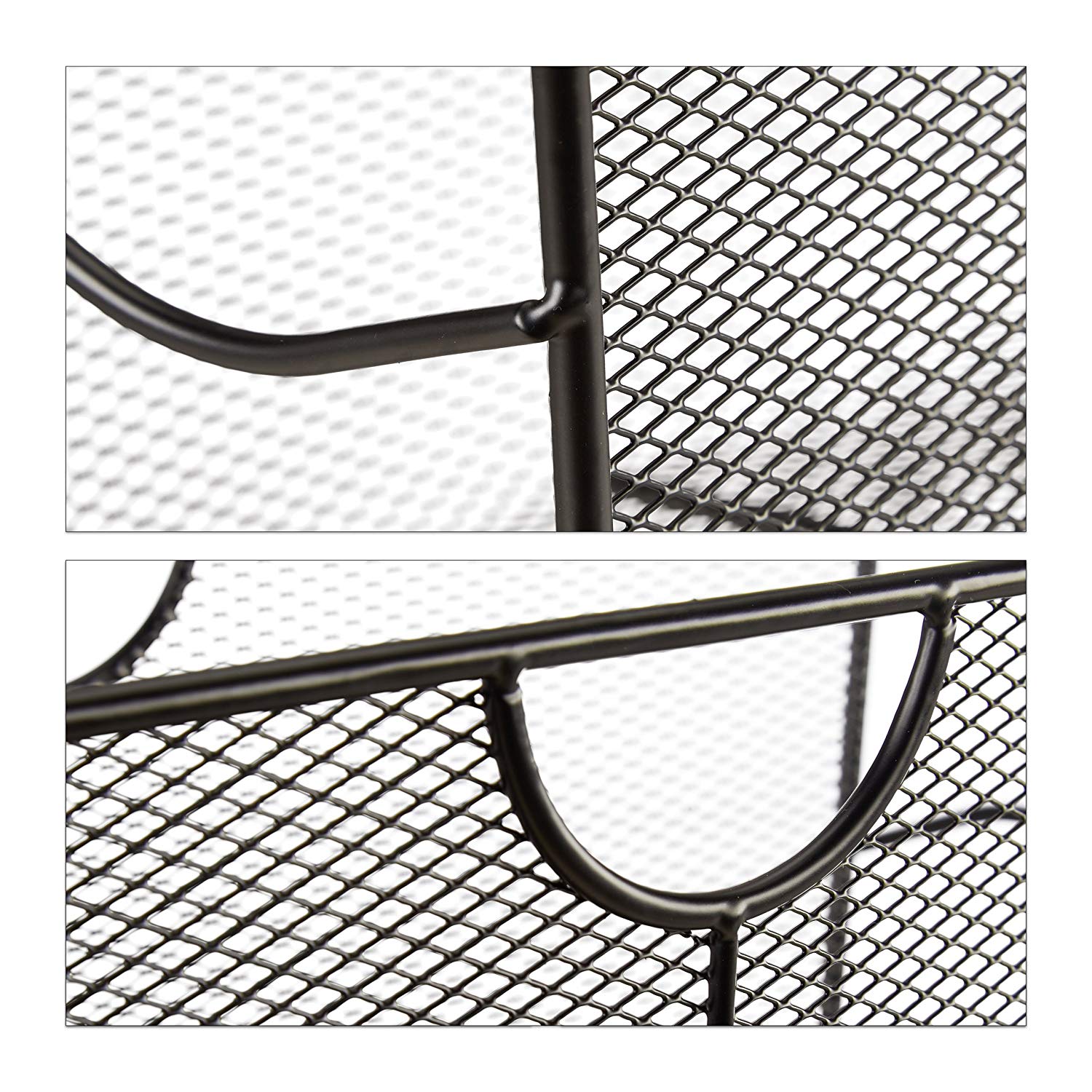 Relaxdays Mesh Newspaper Stand, Metal Newspaper Bin, Freestanding Rack ...