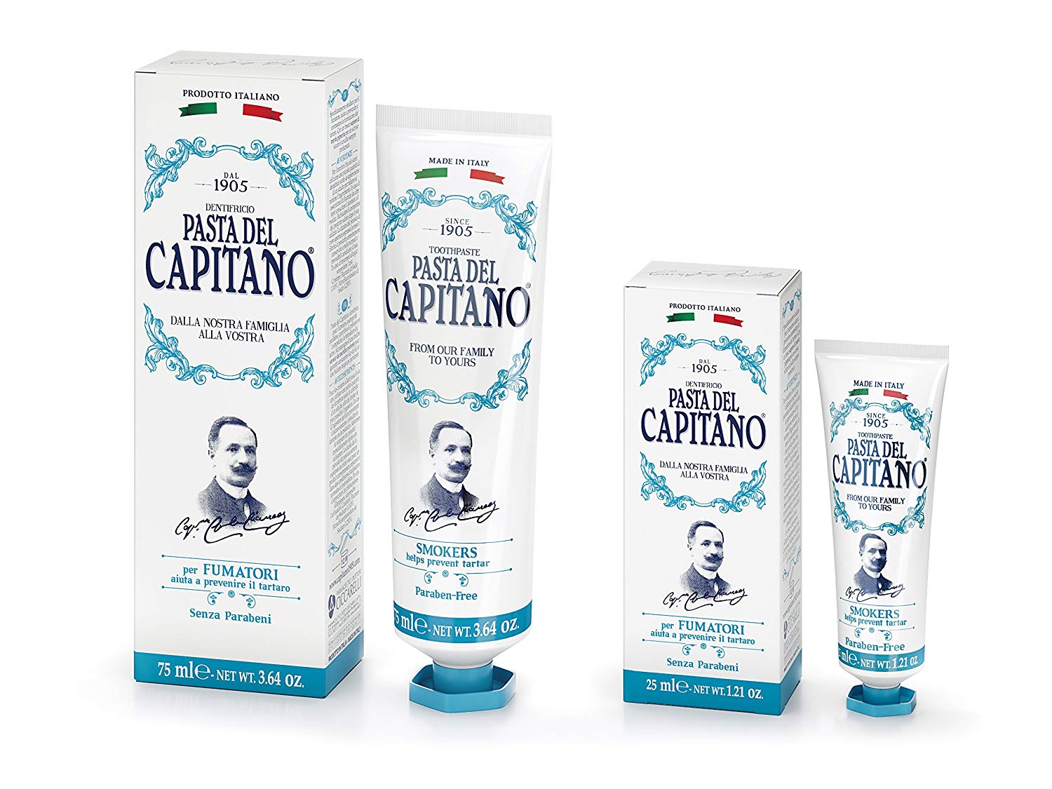 Pasta del Capitano 1905 Toothpaste for Smokers, 75 ml – BigaMart