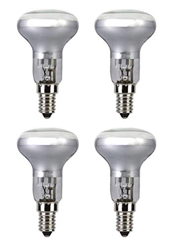 4 x Dimmable Halogen Energy Saving Reflector Spotlight R50 Light Bulbs ...