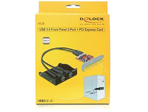 Delock USB 3.0 Front Panel 2-Port incl. PCI Express Card – BigaMart
