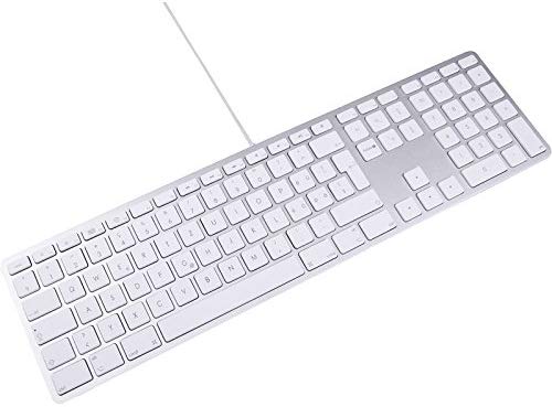 LMP 17590 English Keyboard (UK) for Mac with Numeric Keypad, Aluminium ...