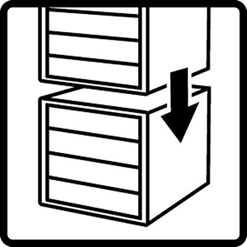 Rotho, Spacemaker, Drawer box / office box with 5 drawers, Plastic (PS ...