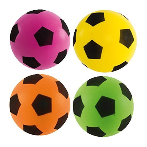 Sponge/Foam Football 17.5cm Assorted Colours – BigaMart