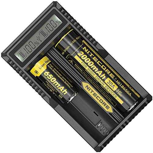Nitecore UM20 Lithium Ion Battery Charger with Intelligent Charging ...