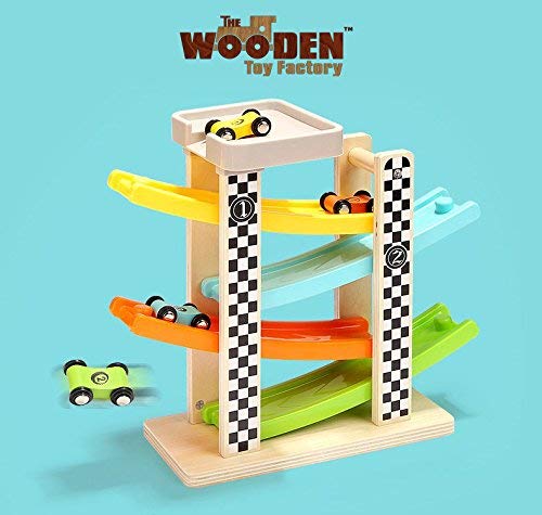 The Wooden Toy Factory – Click Clack Racing Track with *6* Cars ...